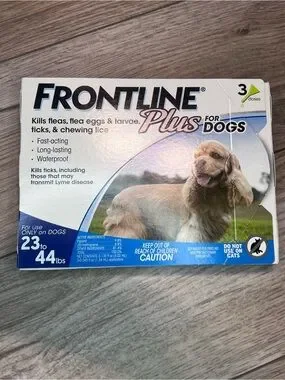 Frontline | Dog | Frontline Plus For Dogs Spot Treatment 2344 Lbs 3 ...